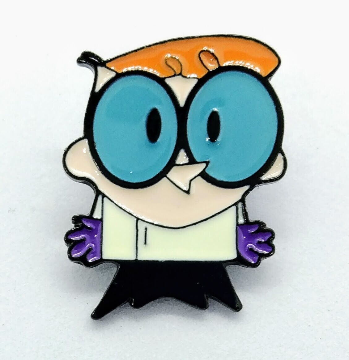 DEXTER PIN Retro Cartoon 90s 1990s Toon Dexter's Laboratory Gift Ename ...