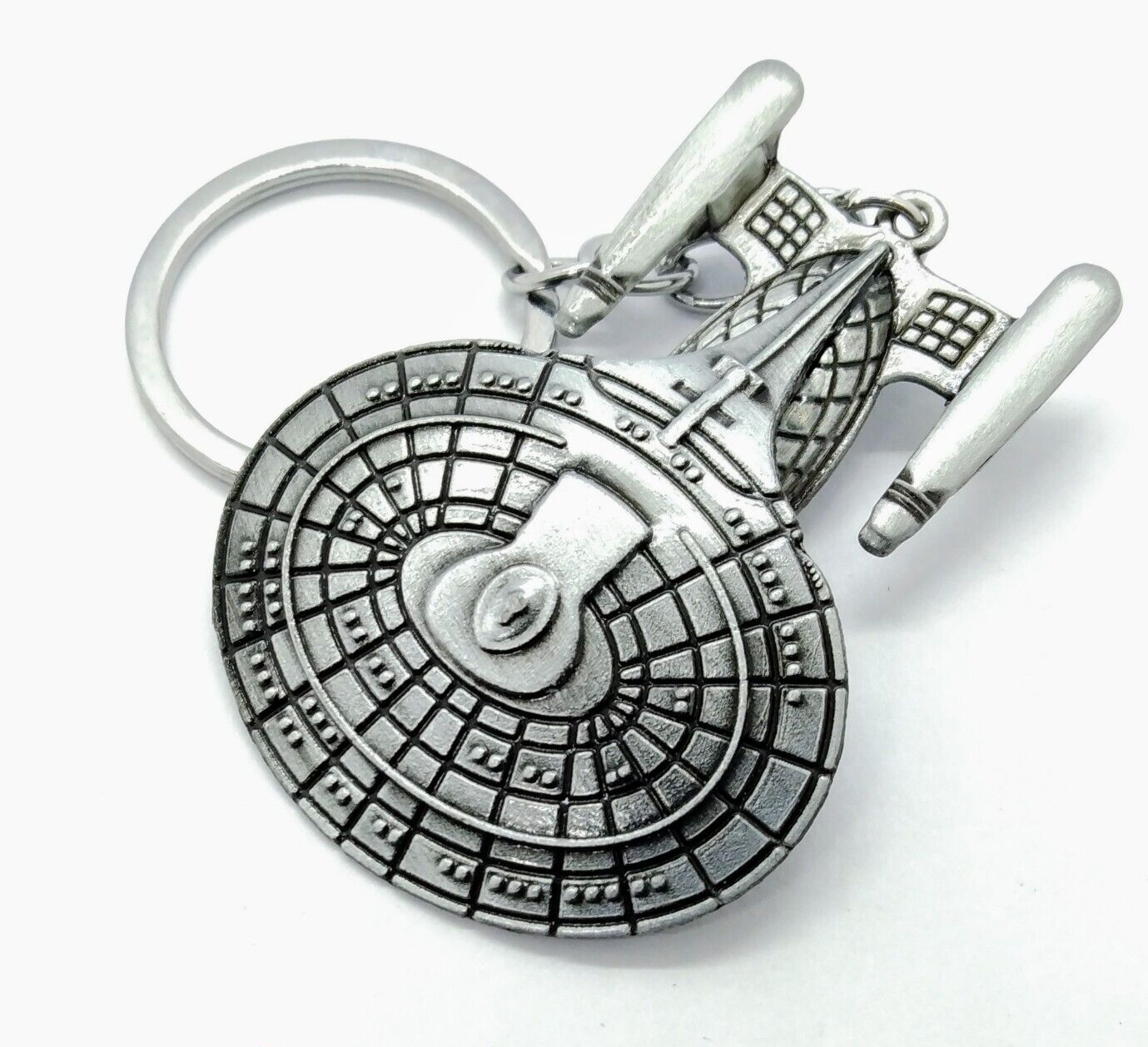 USS ENTERPRISE KEYCHAIN Star Trek Ship Key Chain/Keyring (Cool Gift ...